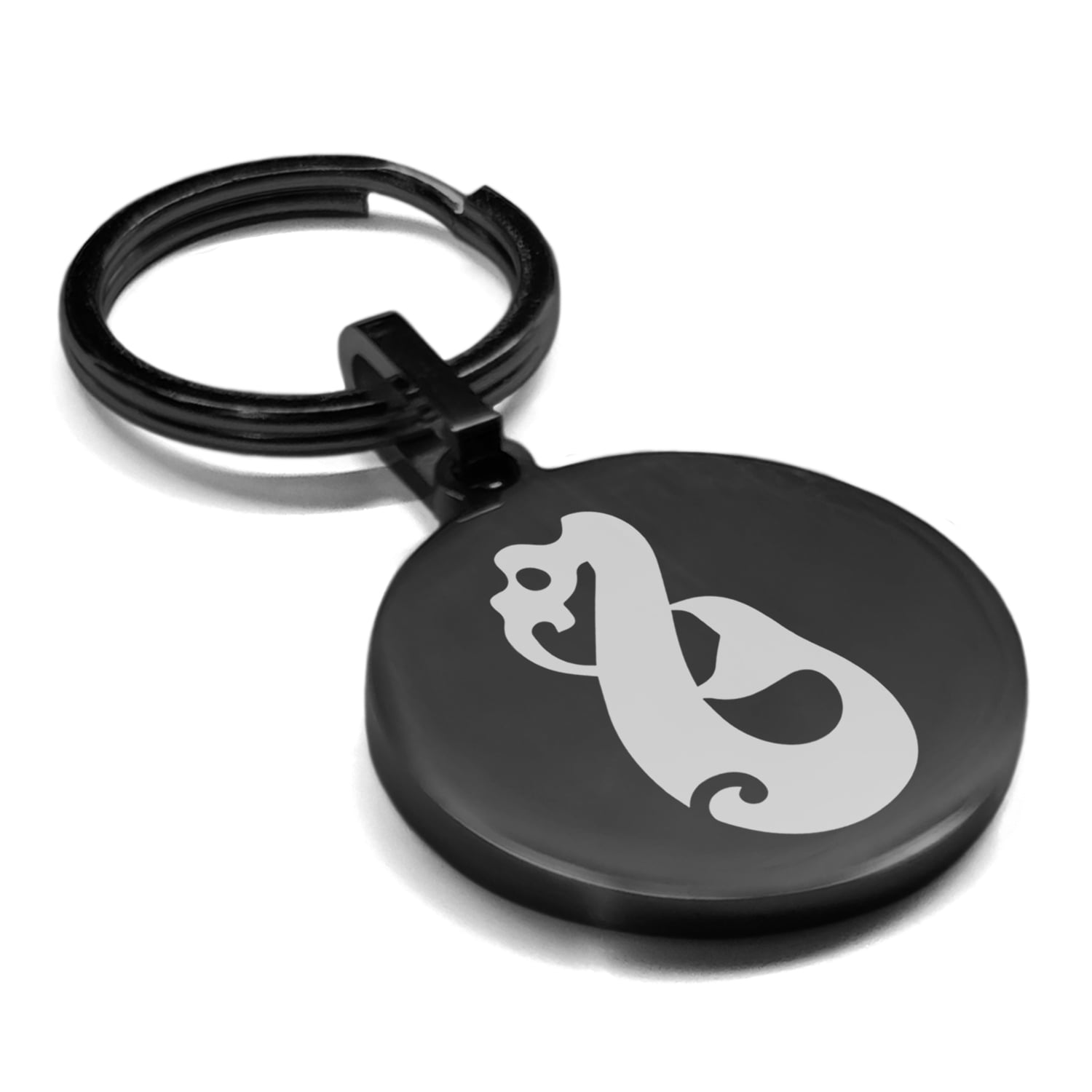 Stainless Steel Manaia (Guardian Spirit) Maori Symbol Round Medallion ...