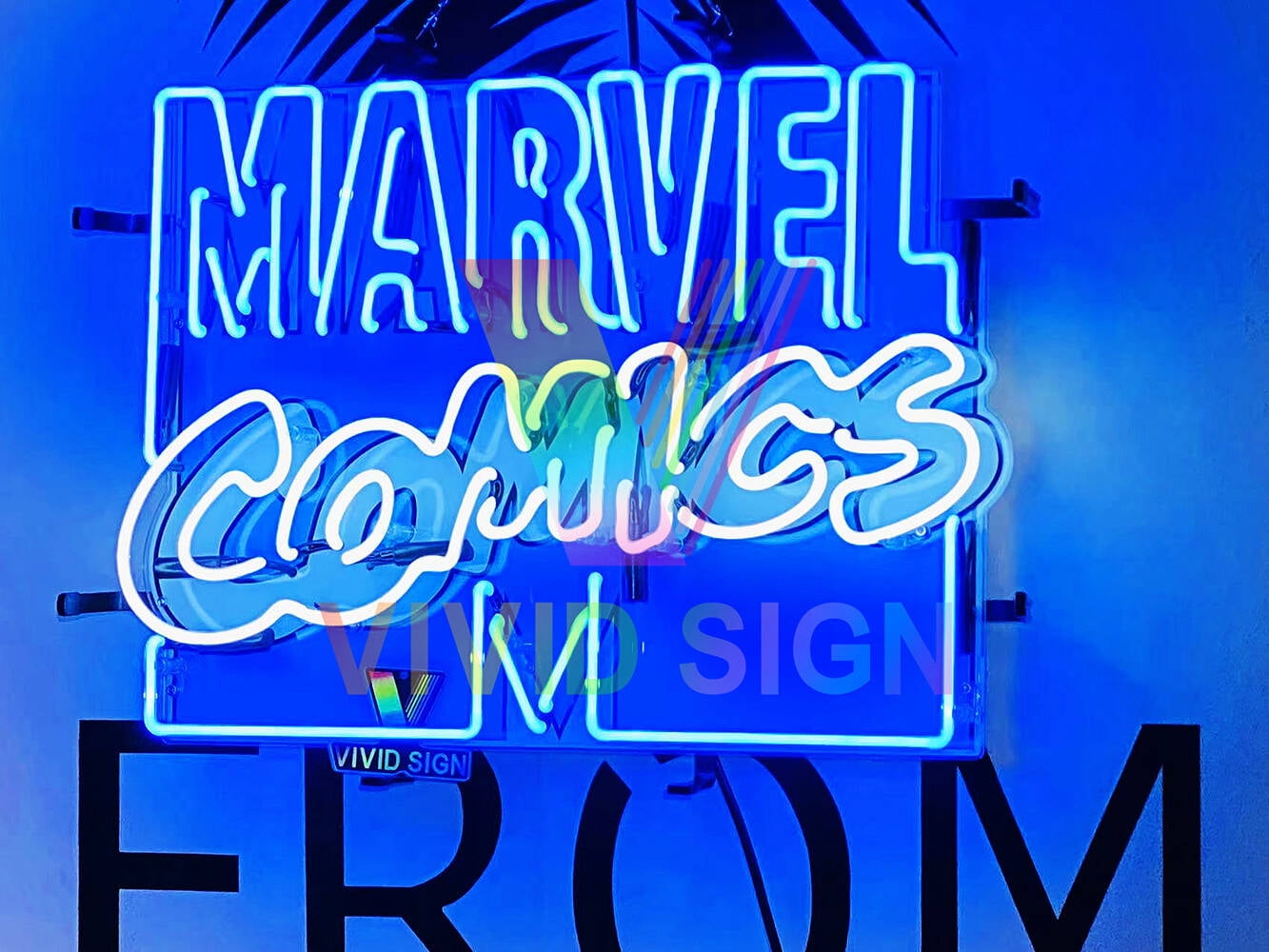 Queen Sense 20"x16" for Marvels Comics' Logo Neon Sign HD Vivid ...