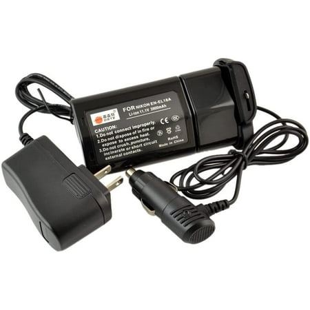 DSTE Replacement for 11.1V 3900mAh EN-EL18A ENEL18A Li-ion Battery ...