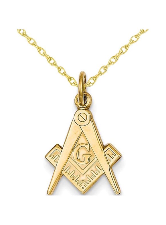 Masonic Necklace Gold