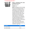 Radiator with Transmission Cooler - Compatible with 1998 - 2008 Ford ...