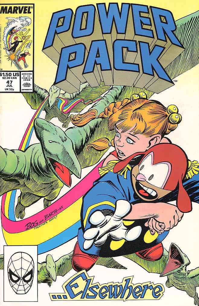 Power Pack #47 VF ; Marvel Comic Book - Walmart.com
