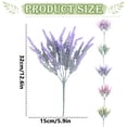 2026 Purple Flocked Artificial Lavender - Soft Velvet Texture Silk ...