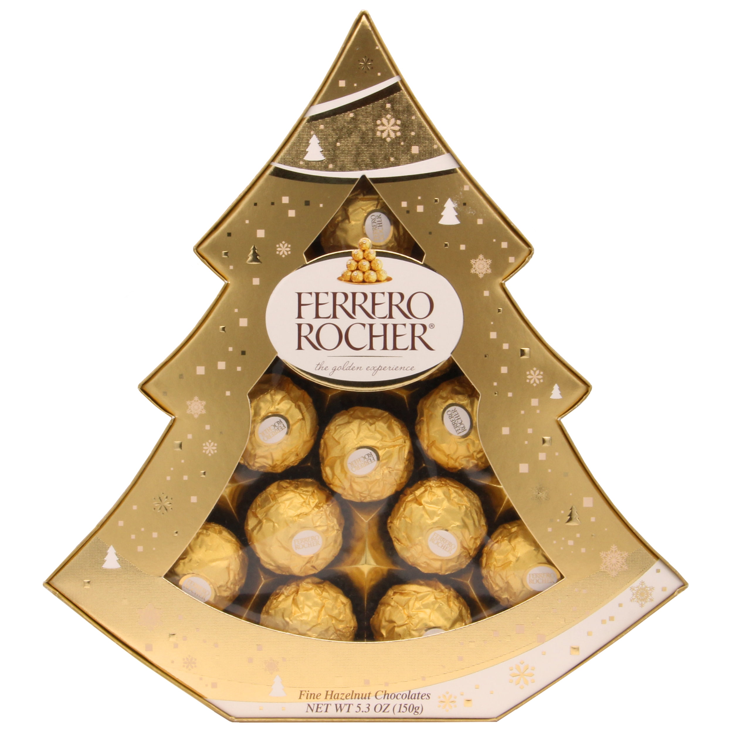 Ferrero Rocher Fine Hazelnut Milk Chocolate, 12 Count, Chocolate ...