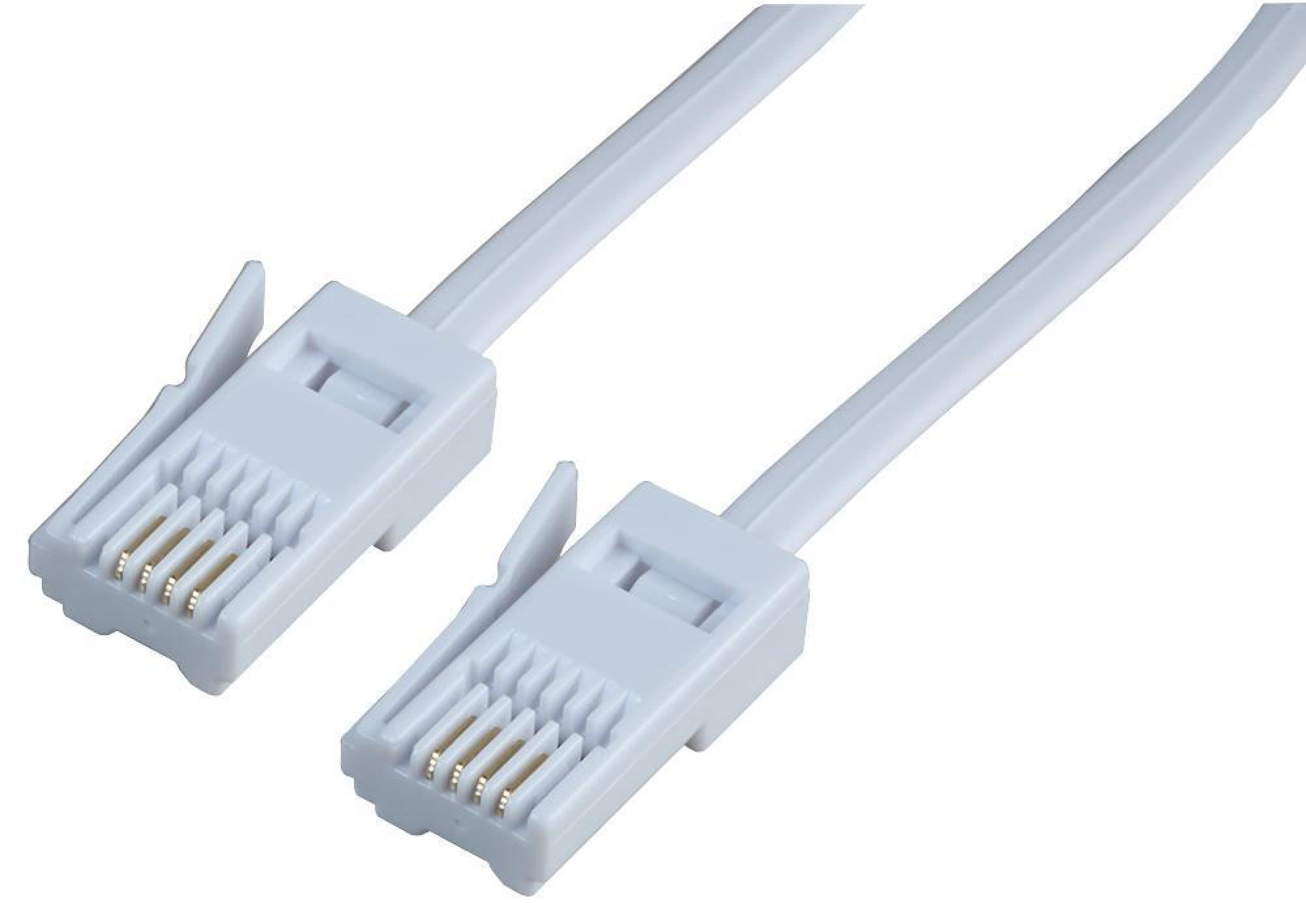 PRO SIGNAL - UK Plug to Plug (431A) Telephone Lead, 3m - Walmart.com