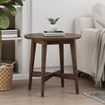 GDF Studio Murdock Mid-Century Modern Wood End Table, Brown - Walmart.com