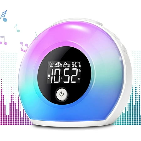 Wake-Up Light Alarm Clock With Bluetooth Speaker, Children'S Night ...