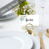 Koyal Wholesale Wild Flowers Place Cards for Wedding Party Tables ...