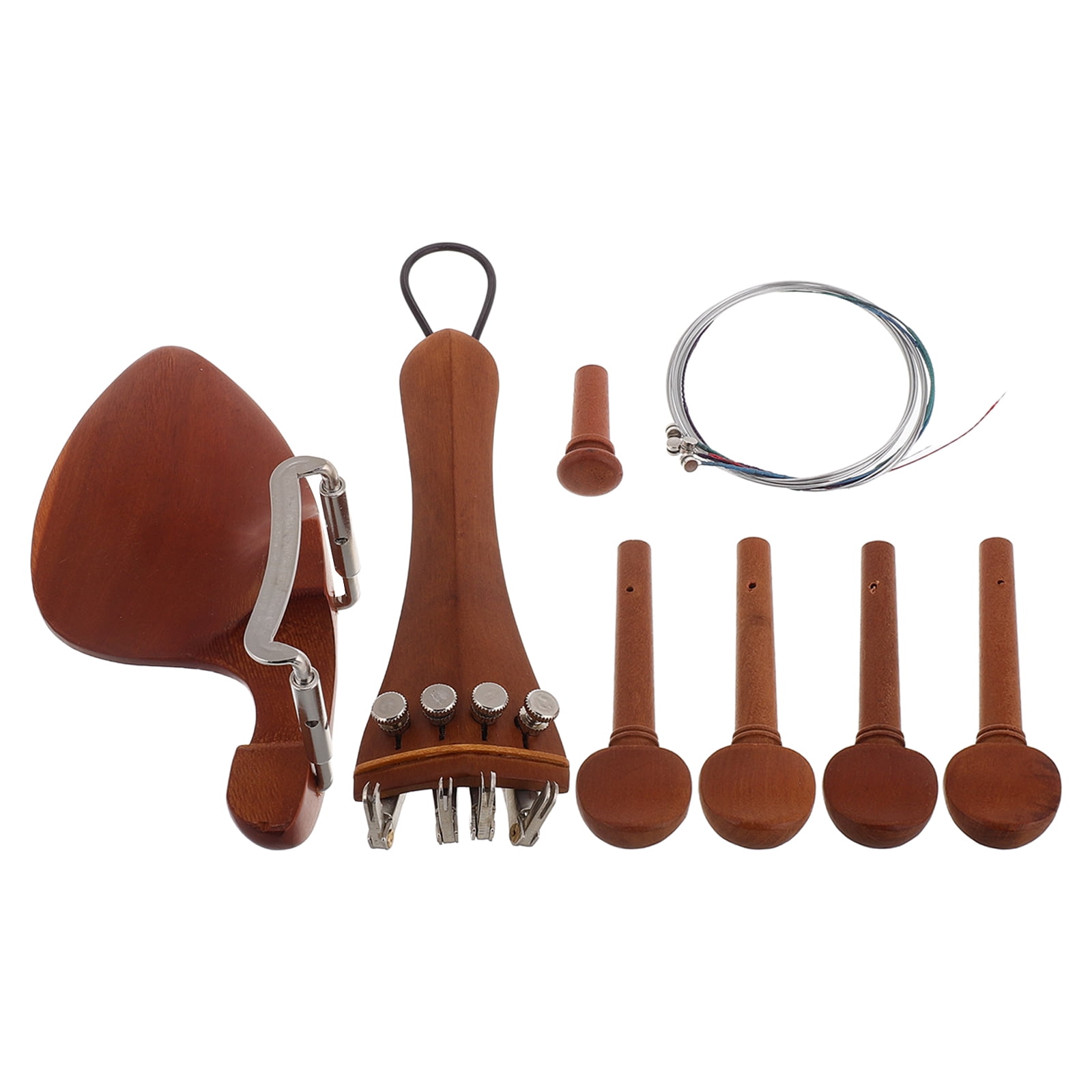 1 Set Violin Accessories Set With Wood Pegs Violin Tailpiece Kit ...