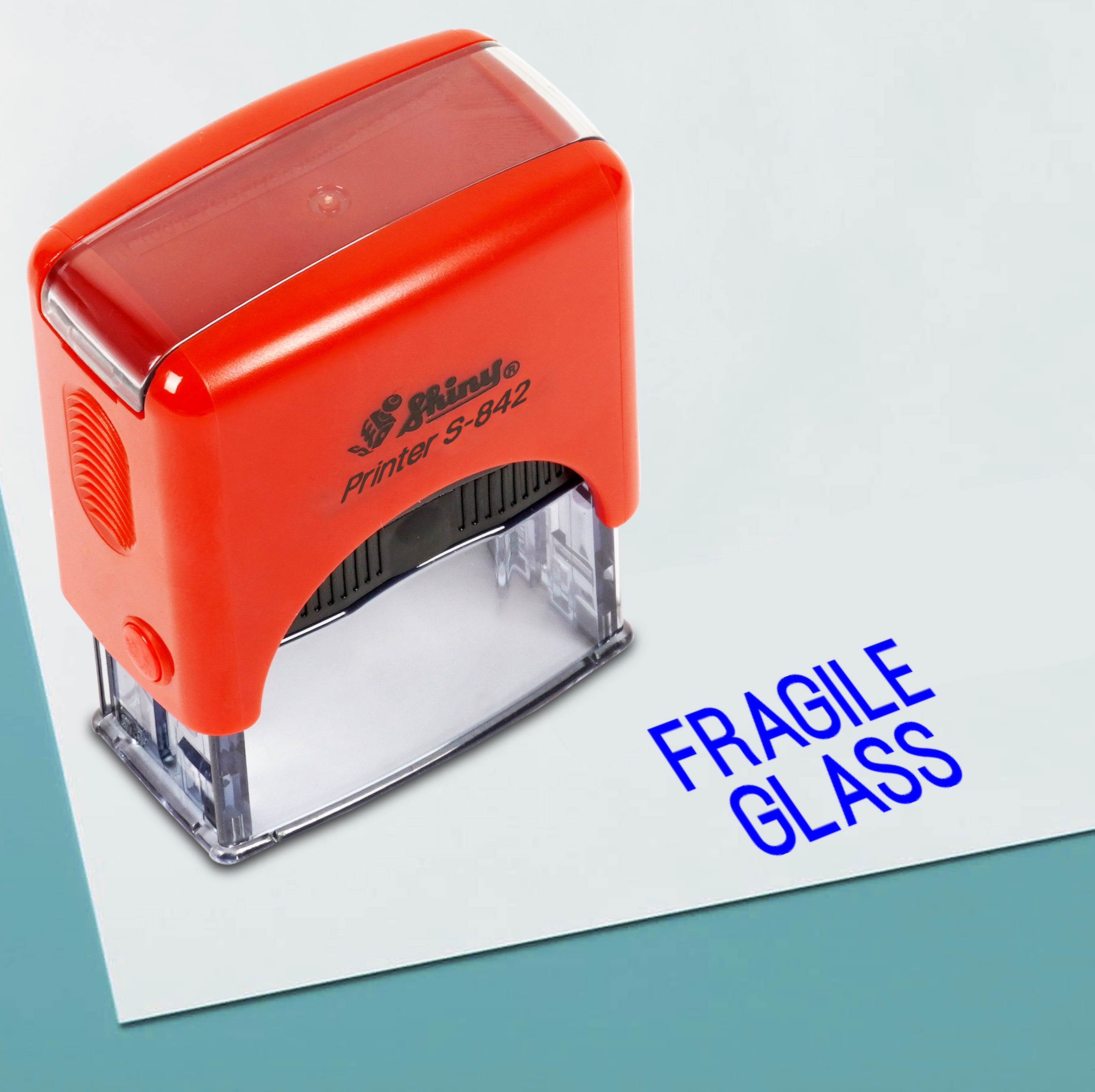 Fragile Glass Stamp