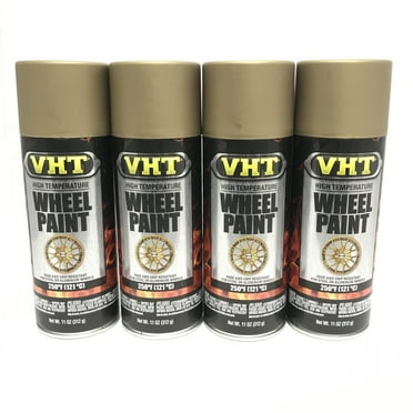 VHT SP193-2 PACK High Temperature MATTE GOLD FLAKE Wheel Paint, Chip ...