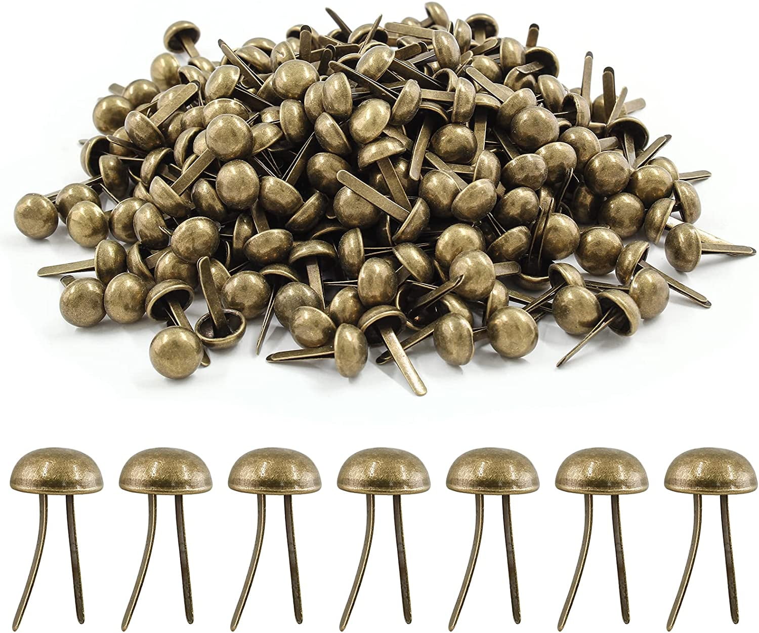 Paper Fasteners Split Pins Pastel, 8 x 15mm Round Brads for Art Crafting Scrapbooking DIY ...