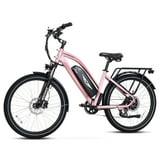 Addmotor Citypro 26inch Electric Bike for Adult, 125 Miles, 500W Commuter City Cruiser Electric ...
