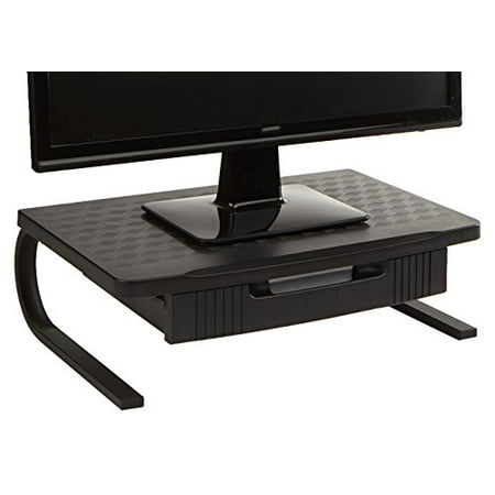 Mind Reader Extra Wide Monitor Stand, Monitor Riser with Pull Out ...