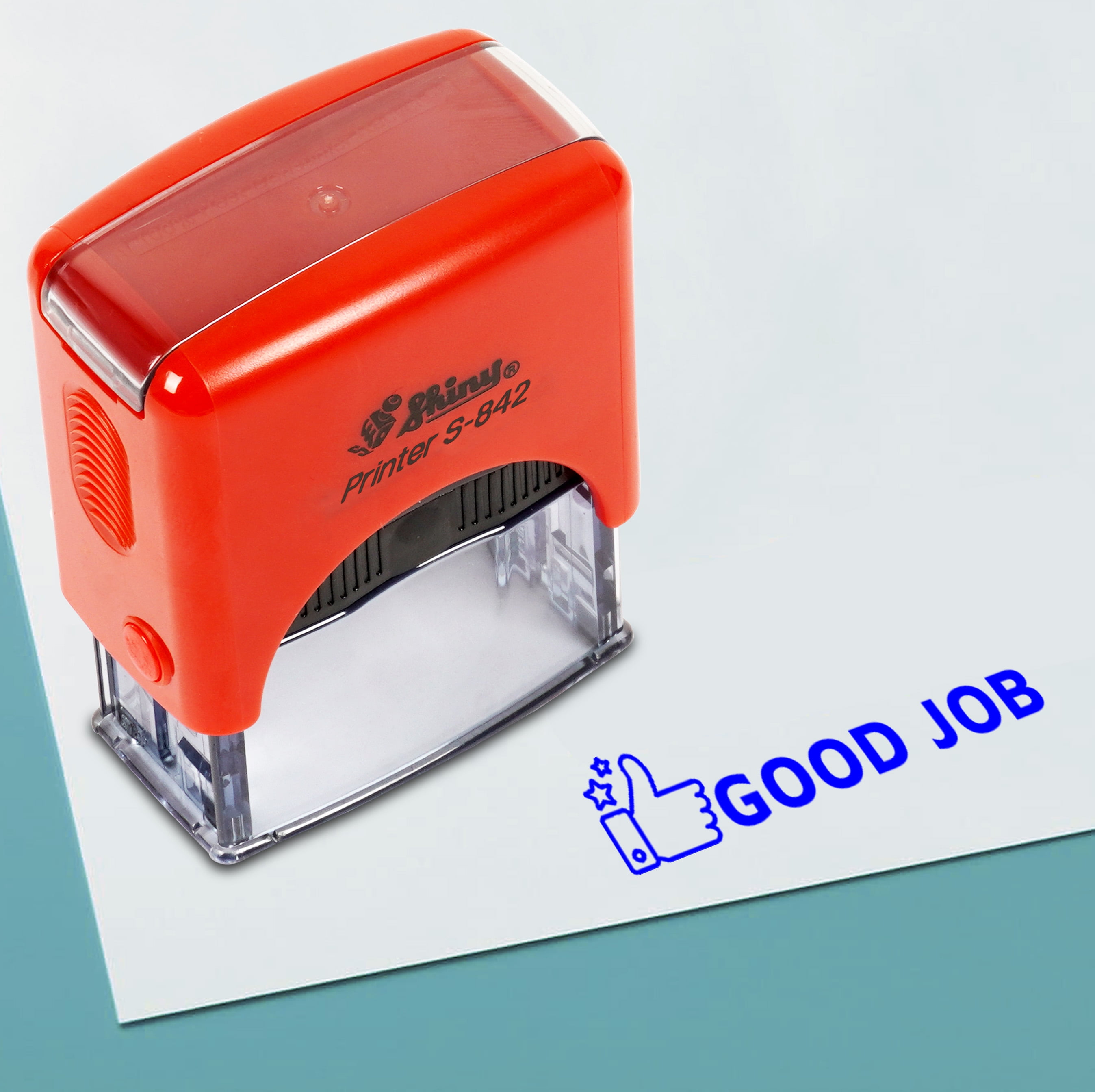 Printtoo Good Job Self Inking Rubber Stamp Pre,Inked Office Stamp, Home ...
