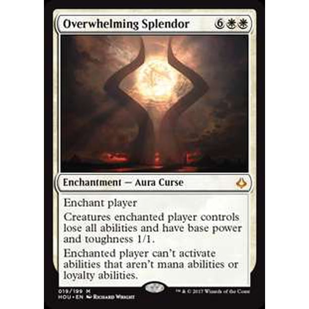 MtG Hour of Devastation Mythic Rare Overwhelming Splendor - Walmart.com