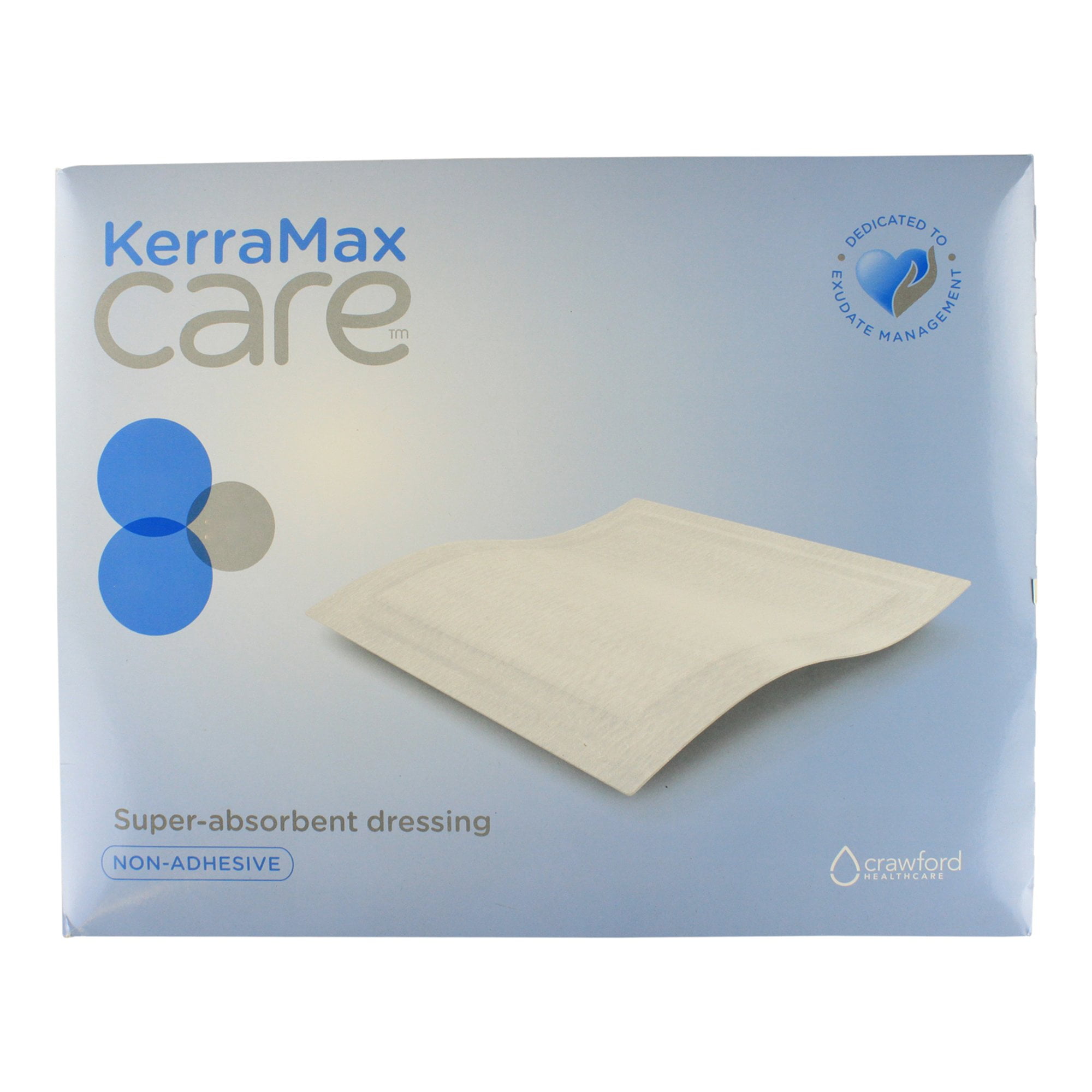 KerraMax Care® Gentle Border Super Absorbent Dressing, 6 x 10 Inch ...