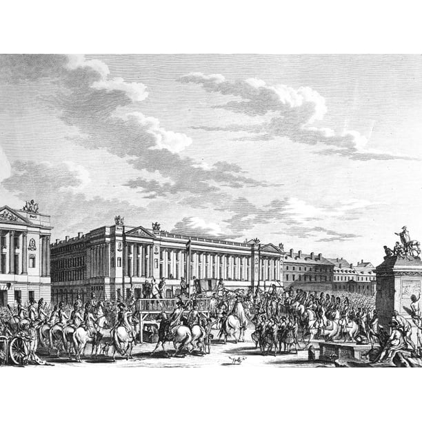 King Louis Xvi Execution Painting | semashow.com