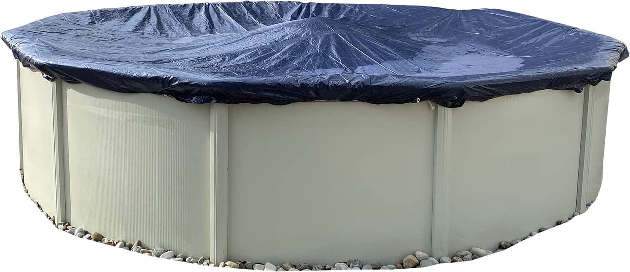 Winter Block Pool Cover for Above Ground Round Pool, 24 ft Includes ...