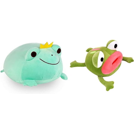 Super Soft Frog Plush Stuffed Animal and Cute Frog Snuggly Hugging ...