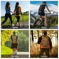 Brightify 17L Hydration Backpack, 3L BPA-Free Water Bladder, Black ...