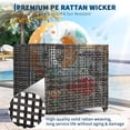 Wisykoke Heavy-Duty Pool Storage Bin with Locking Casters, Large ...