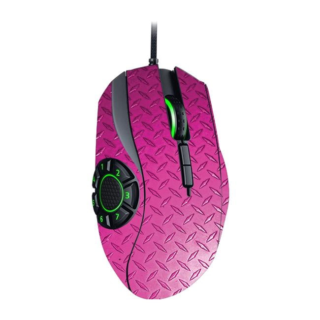 MightySkins RANAHEV2-Pink Diamond Plate Skin for Razer Naga Hex V2 ...