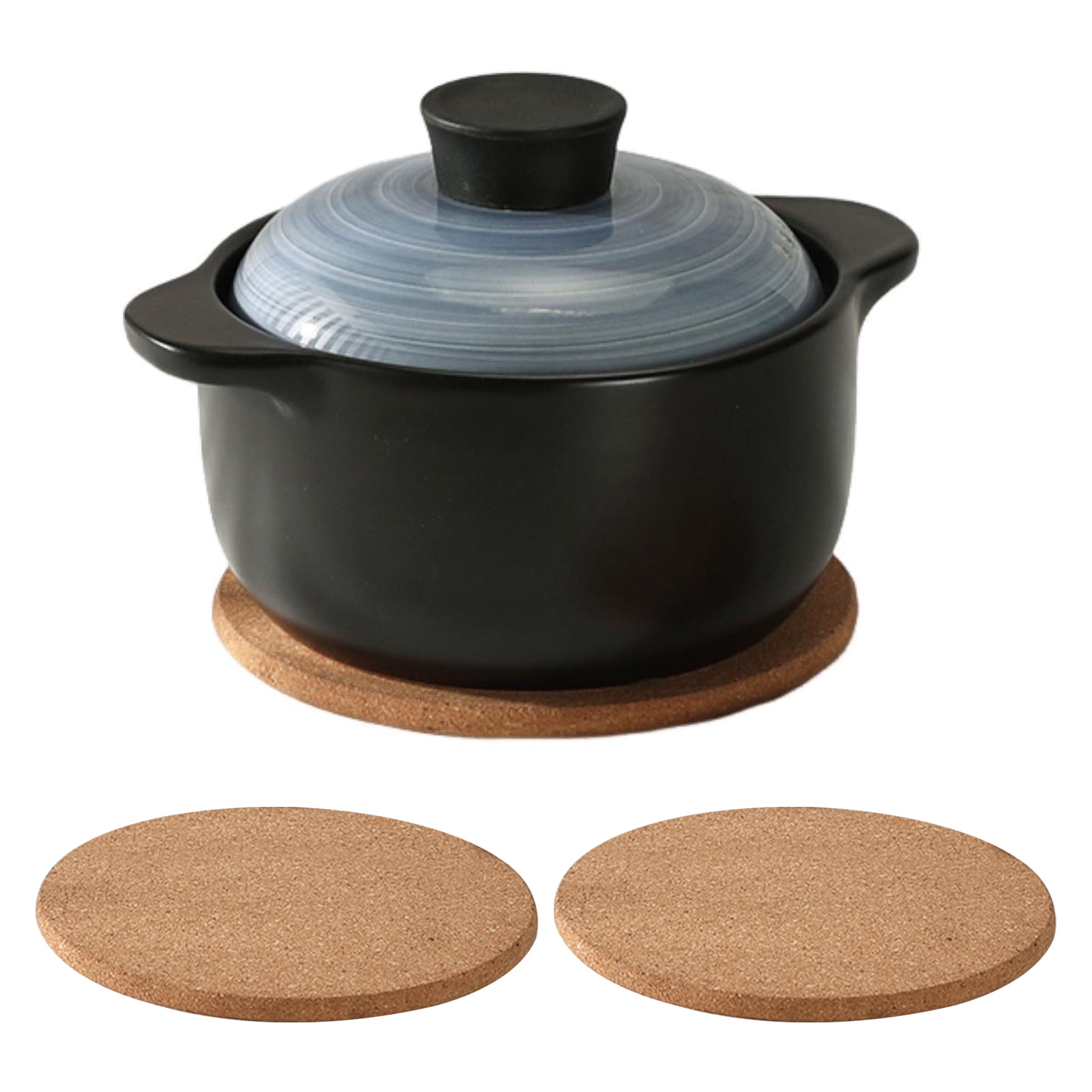 Click here for Unbranded 2pcs Cork Trivet Set Heat Resistant Thic... prices