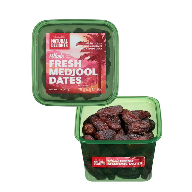 WHOLE FRESH MEDJOOL DATES Pack of 6 - Walmart.com