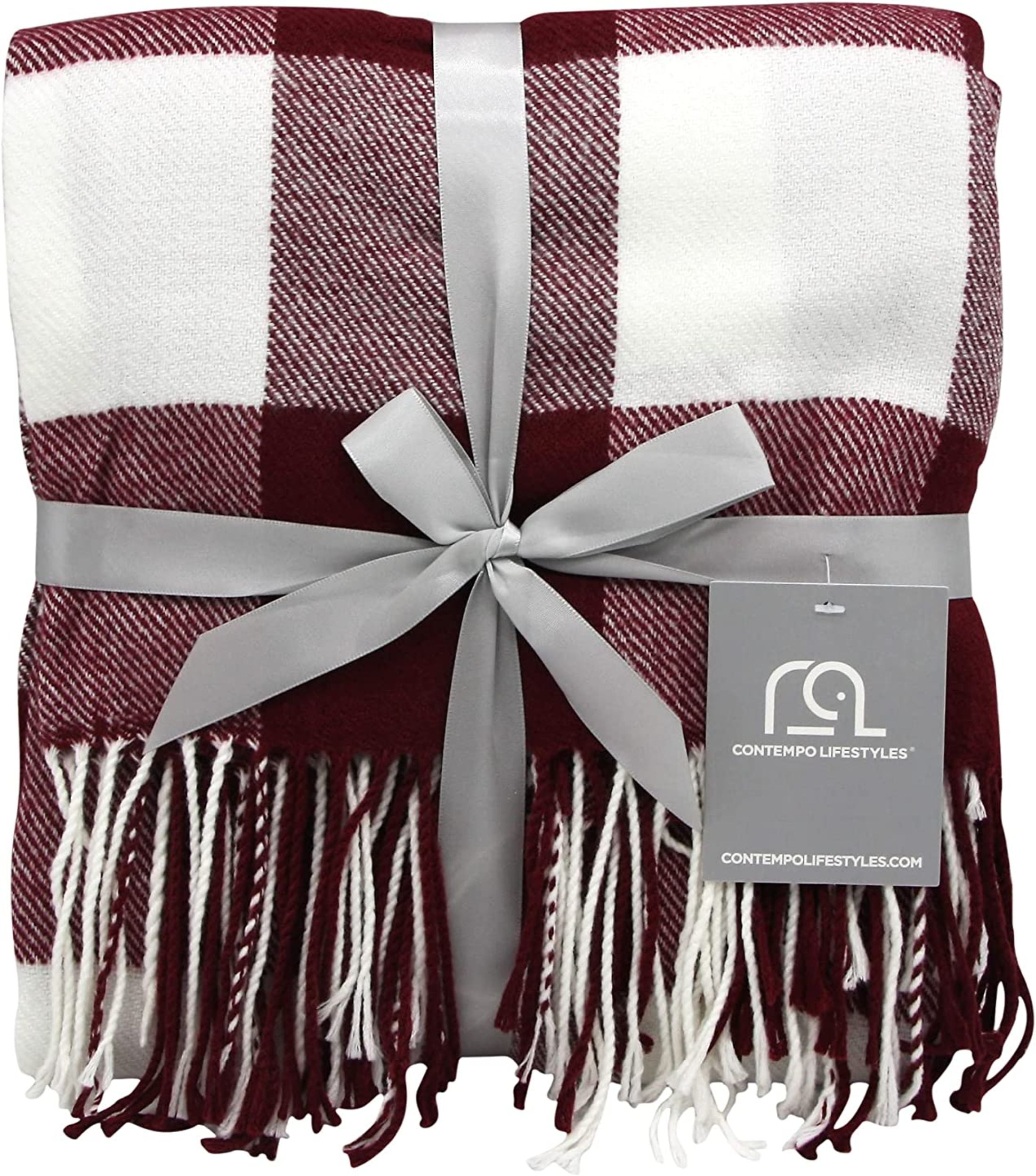 Buffalo Plaid Throw Blanket by Contempo Lifestyles – 50 x 70 Inch ...