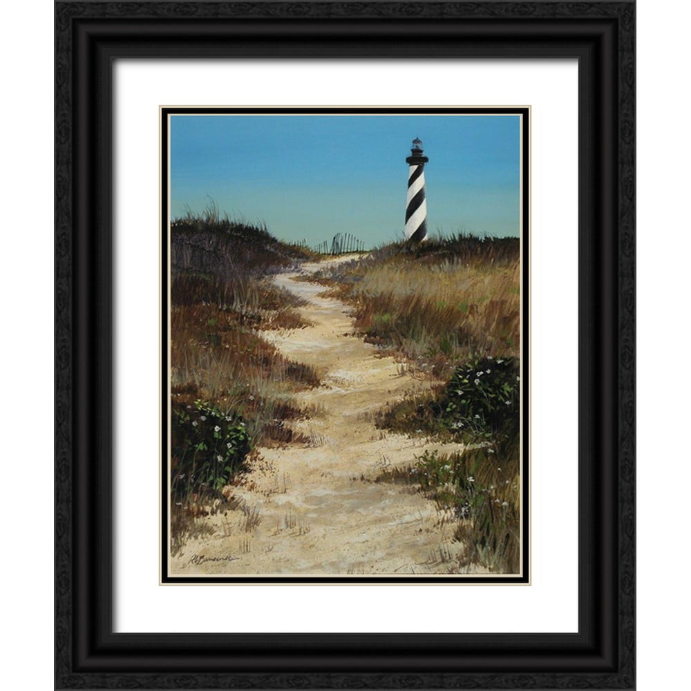 Bansemer, Roger 25x32 Black Ornate Wood Framed with Double Matting ...