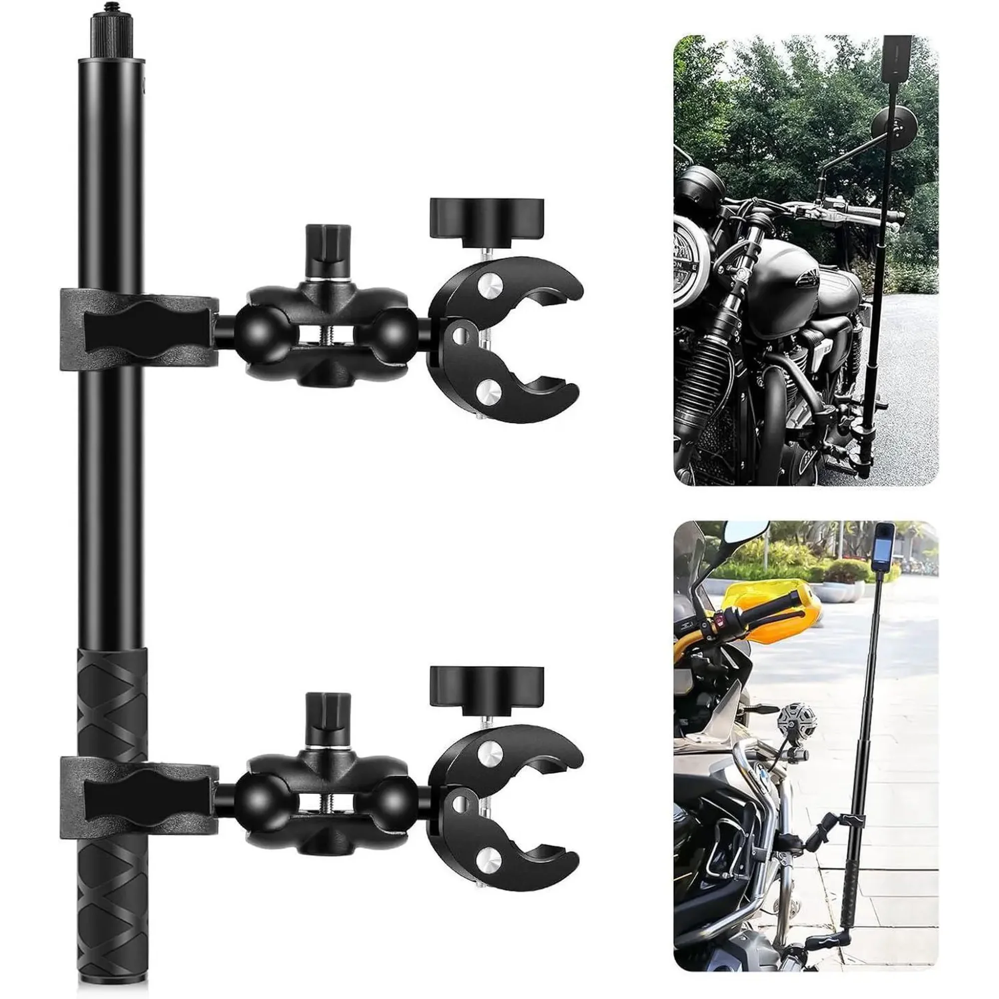 Click here for Werleo Motorcycle Bike Handlebar Double Clamp Moun... prices