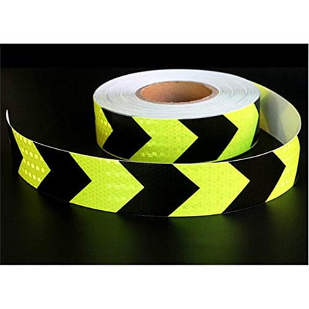 Reflective Tape Waterproof Reflective Arrow Warning Tape, Strong ...