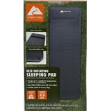 Ozark Trail Self-Inflating Camp Pad with Pillow - Grey, Adult, 78" L x ...