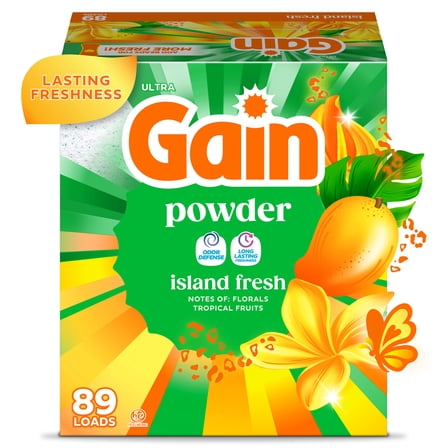 Gain Botanicals Plant-Based Laundry Detergent, White Tea Lavender, 46 ...