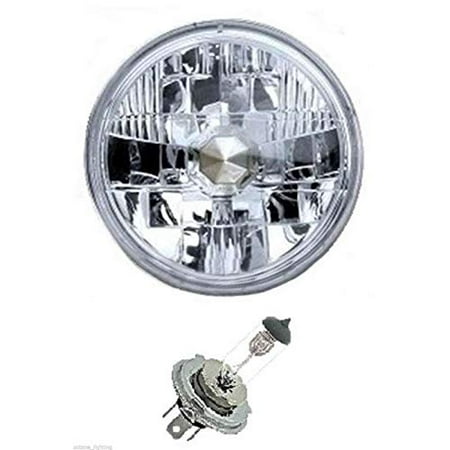 OCTANE LIGHTING 5-3/4" 6V Motorcycle Halogen Headlight Headlamp Crystal ...