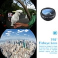 APEXEL 10-Piece Phone Camera Lens Kit: 0.63X Wide Angle, 15X Macro, 198 ...