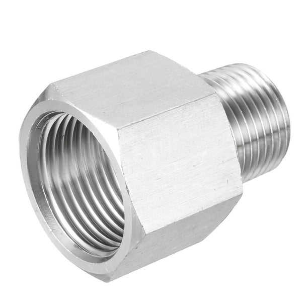 Pipe to Fitting Adapter, Pressure Gauge Adapter, 3/8" NPT Male Pipe x ...
