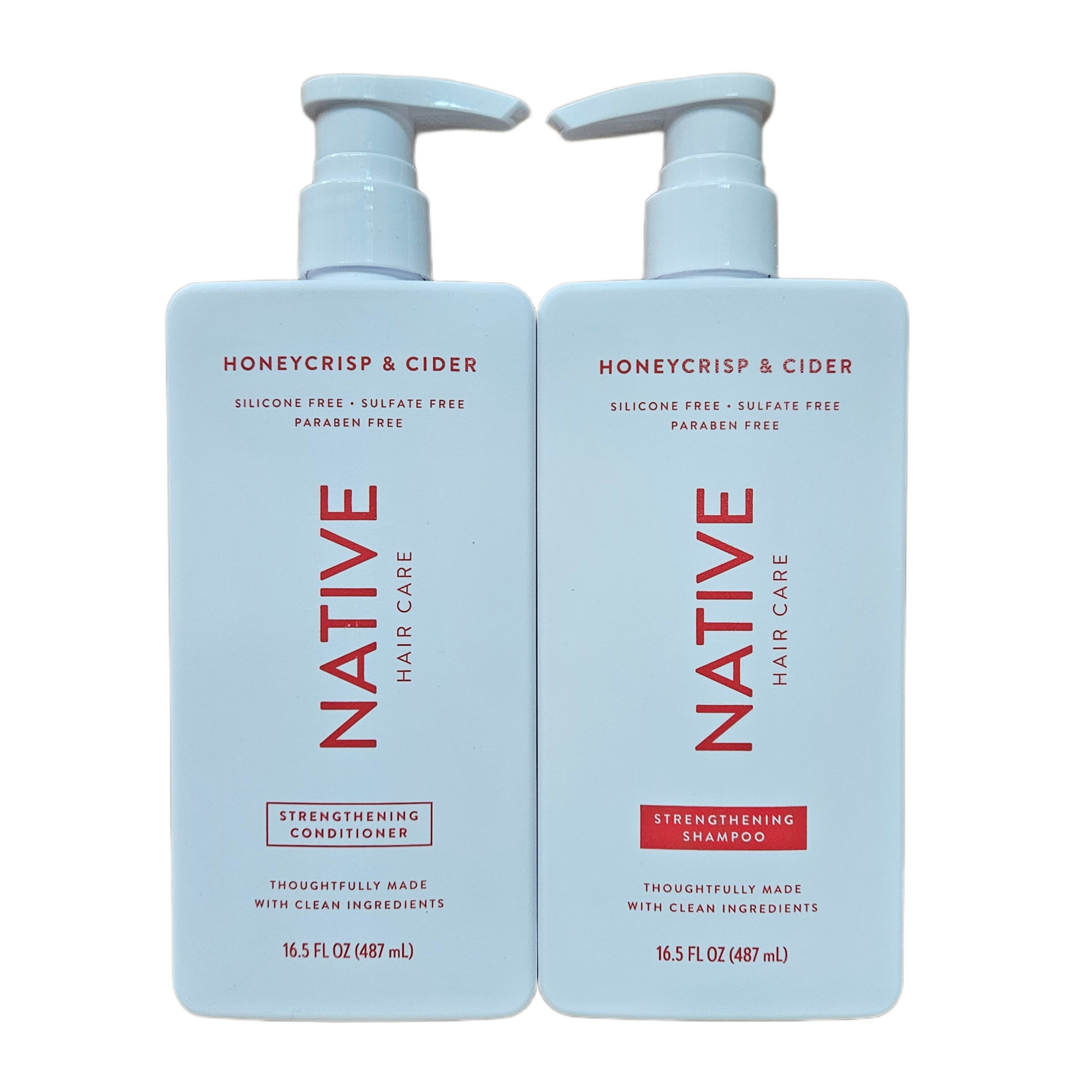 Native Strengthening Honeycrisp & Cider Shampoo & conditioner - 16.5 fl ...