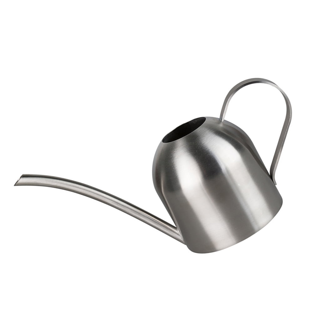 Plant gardening supplies Plant watering can Round watering Stainless ...