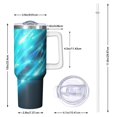 40oz Tumbler with Handle and Straw, Vacuum Insulated Stainless Steel ...