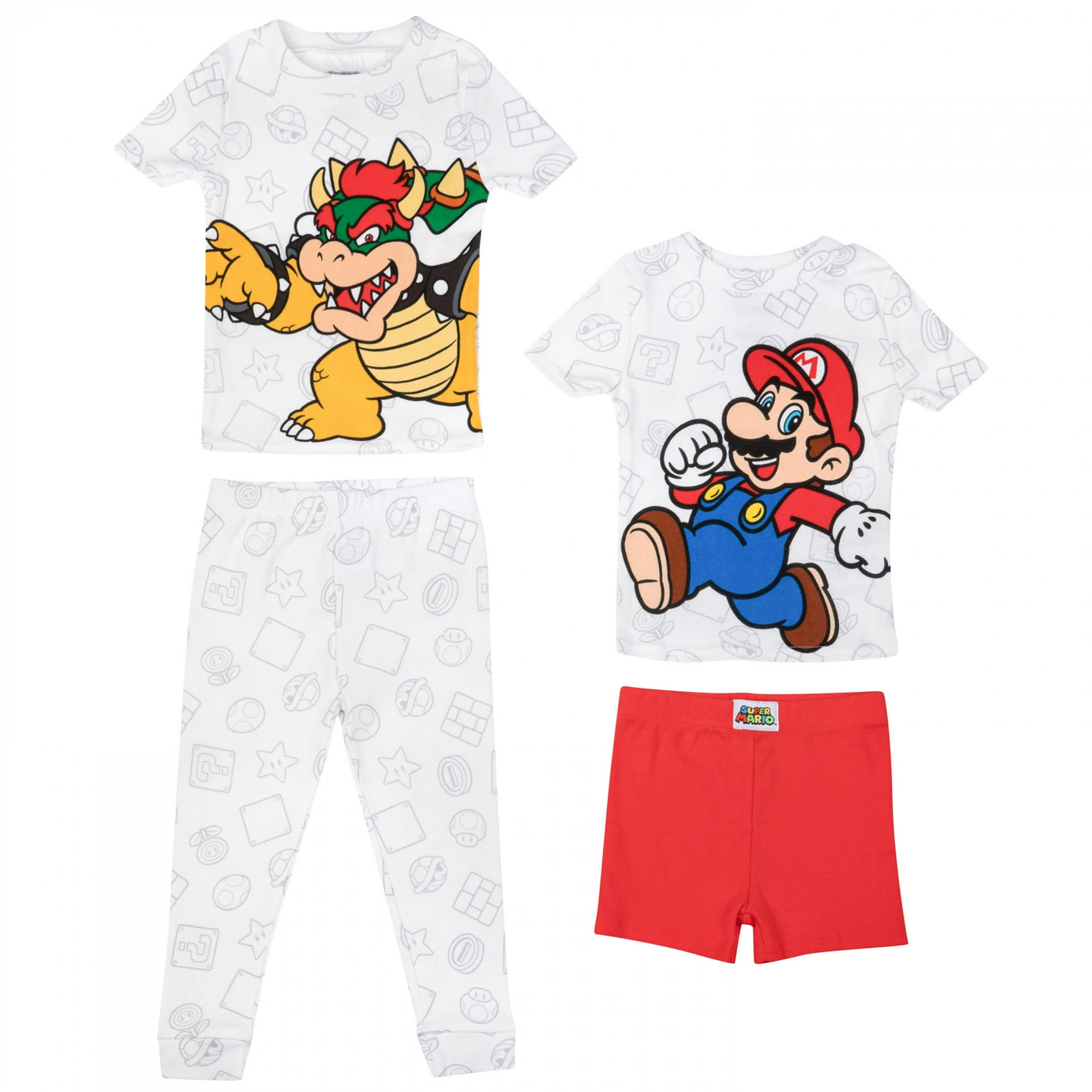 Click here for Super Mario Bros. Mario And Bowser 4-Piece Toddler... prices