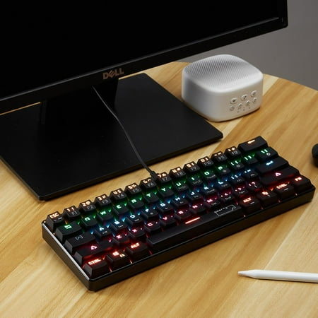 Keyboard Mechanical Gaming Backlit Wireless Typeing Ultra Laptop Mini ...