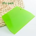 2 Dough Scrapers, Food Safe Plastic Paste Cutters Oil Scraper for Bread ...