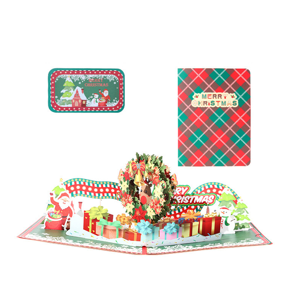 Christmas Greetings Pop Up Card,Christmas Cards, Kids Christmas Card ...