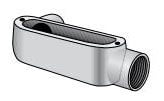 Oz-Gedney LL-100A, 1"", Aluminum, 2-Hub, LL-Type, Left Rigid Conduit Body, 1pc - Walmart.com