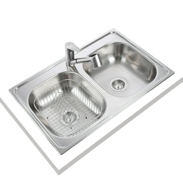 Combo Tarja Doble Teka Mezcladora Monomando y Accesorios 33.22 2C 978 ...