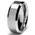 Metal Masters 8mm High-Polish Matte Finish Mens Tungsten Ring Wedding Band - Walmart.com