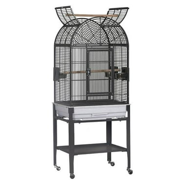 A&E Cage GA92217C HQ Platinum 22 x 17 in. Open Top Cage with Plastic ...