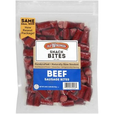 Old Wisconsin Spicy Cured Meat Pepperoni Snack Sticks, 28oz, Hardwood ...